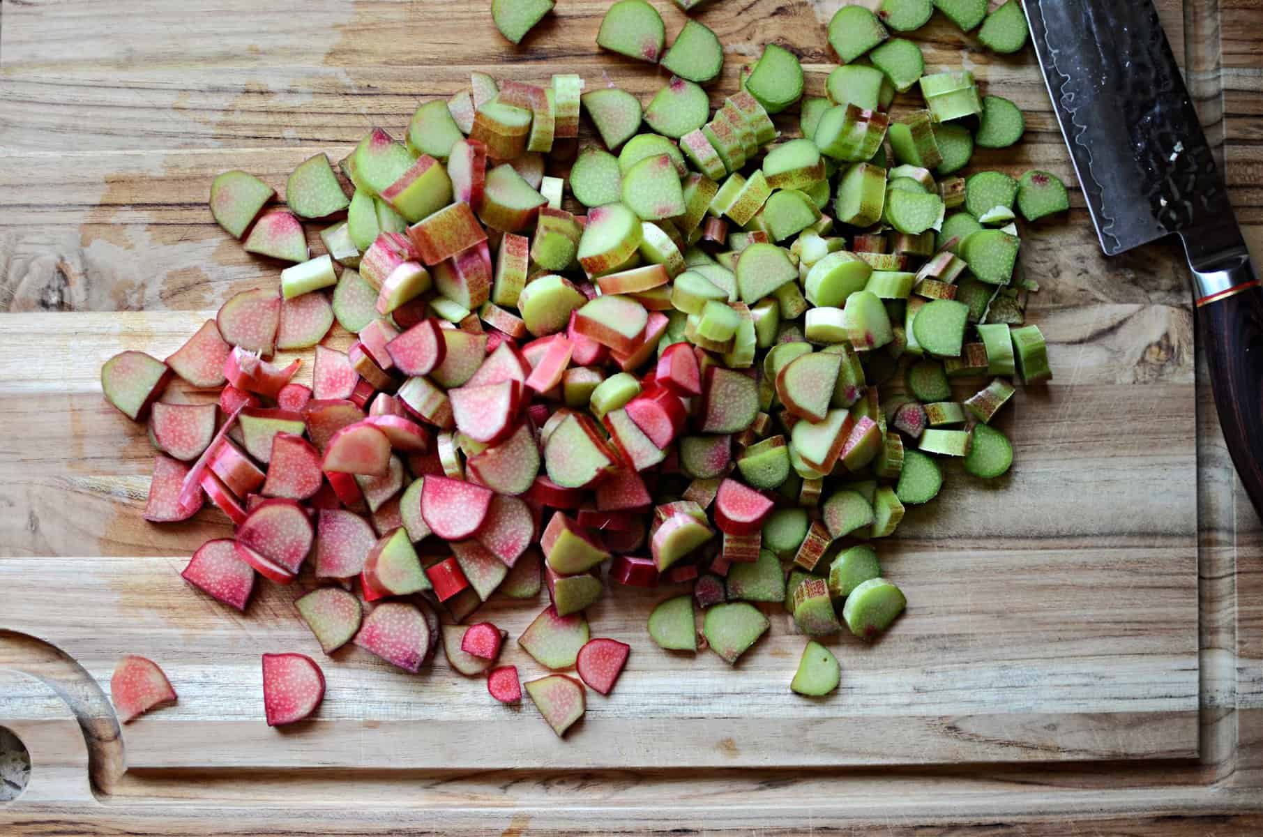 Easy Rhubarb Custard Dessert Recipe - Lockrem Homestead